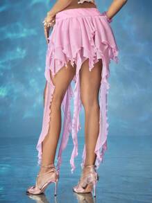 ROMWE Fairycore Women's Vintage Mermaid Sexy Jellyfish Flowy Band Shell ...