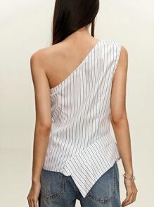 Rina Fox Damen gewebtes, gestreiftes und florales Muster Lässig Sexy ...