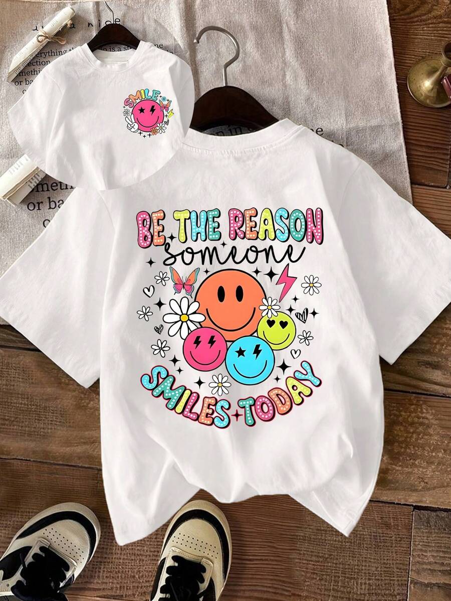 Calvaya Plus Size Women "Be Someone's Reason To Smile Today" Graphic ...