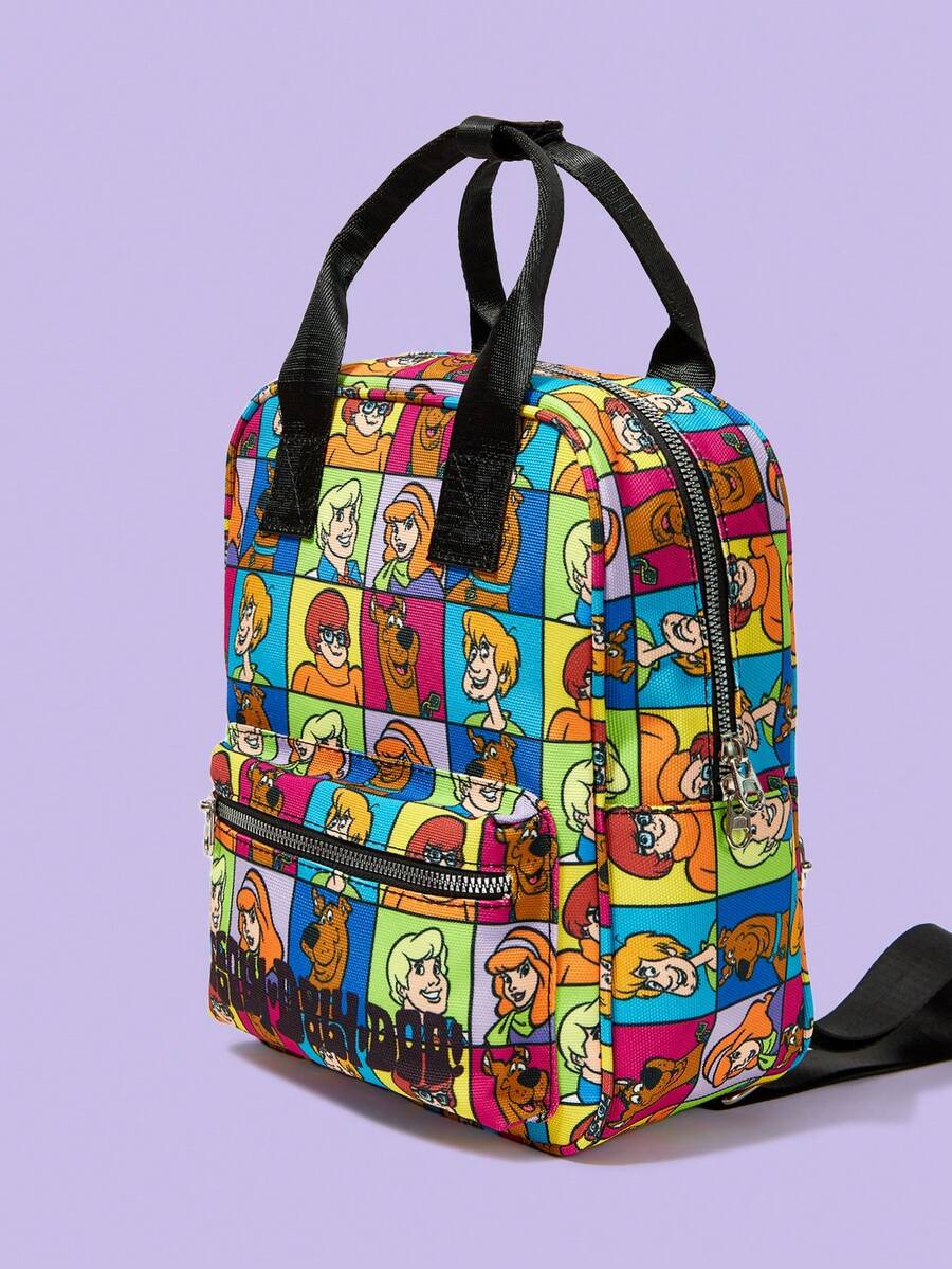 SCOOBY-DOO X SHEIN Women's Cartoon Figure& Dog Print Fashion Backpack ...