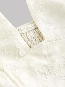 SHEIN MOD Damen Aprikose Mini-Kleid mit Schleife Design | aktuelle ...