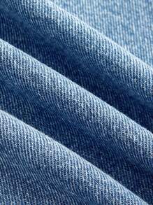 SHEIN MOD Große Größen blaue gerade Jeans im Lässig Stil | aktuelle ...