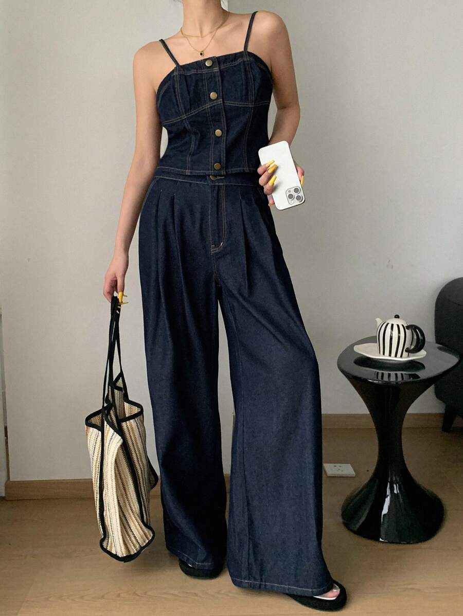 DAZY Women Denim Two Pieces Outfits | SHEIN USA