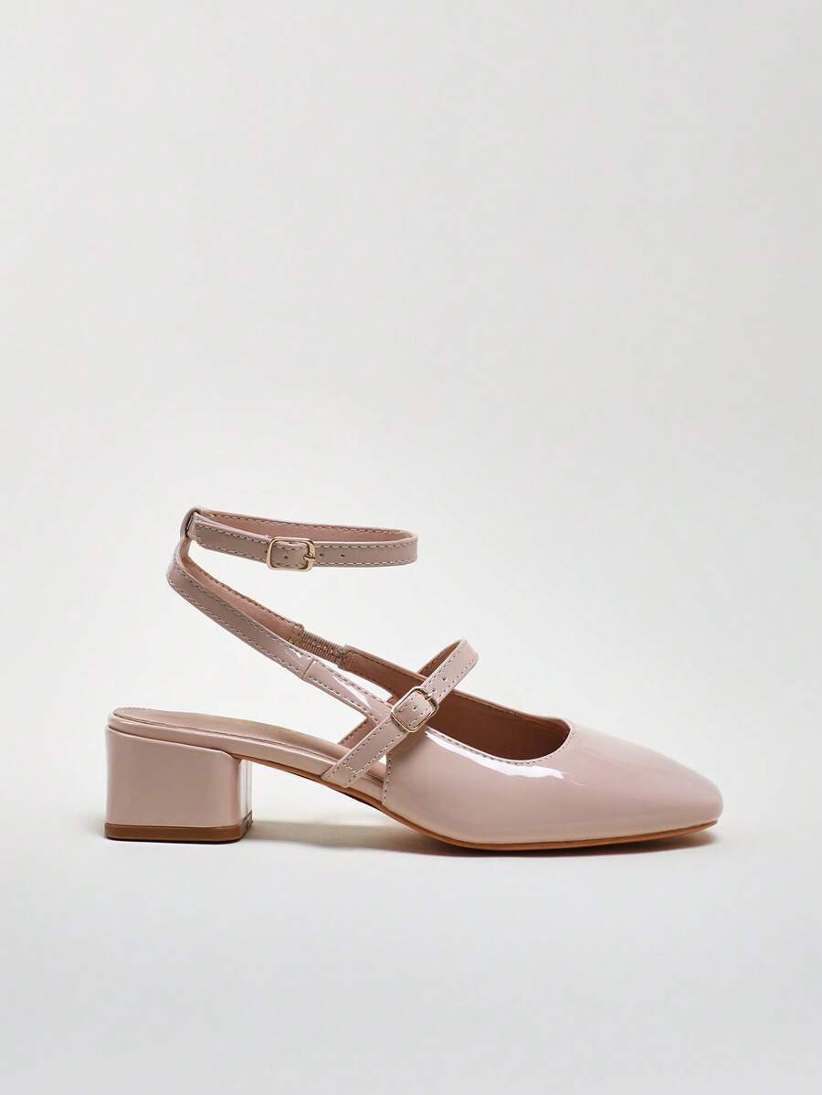 Solezae Nuovi tacchi Mary Jane d eleganti vintage con cinturino alla caviglia per donna | SHEIN ...