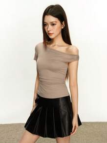 Rina Fox Retro American Style Rhinestone Embellished Slim Fit Crop Tank ...