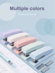 Morandi Color Handheld Stapler - Mini Stapler For Students, Small Office Stapler, Grip Stapler ...