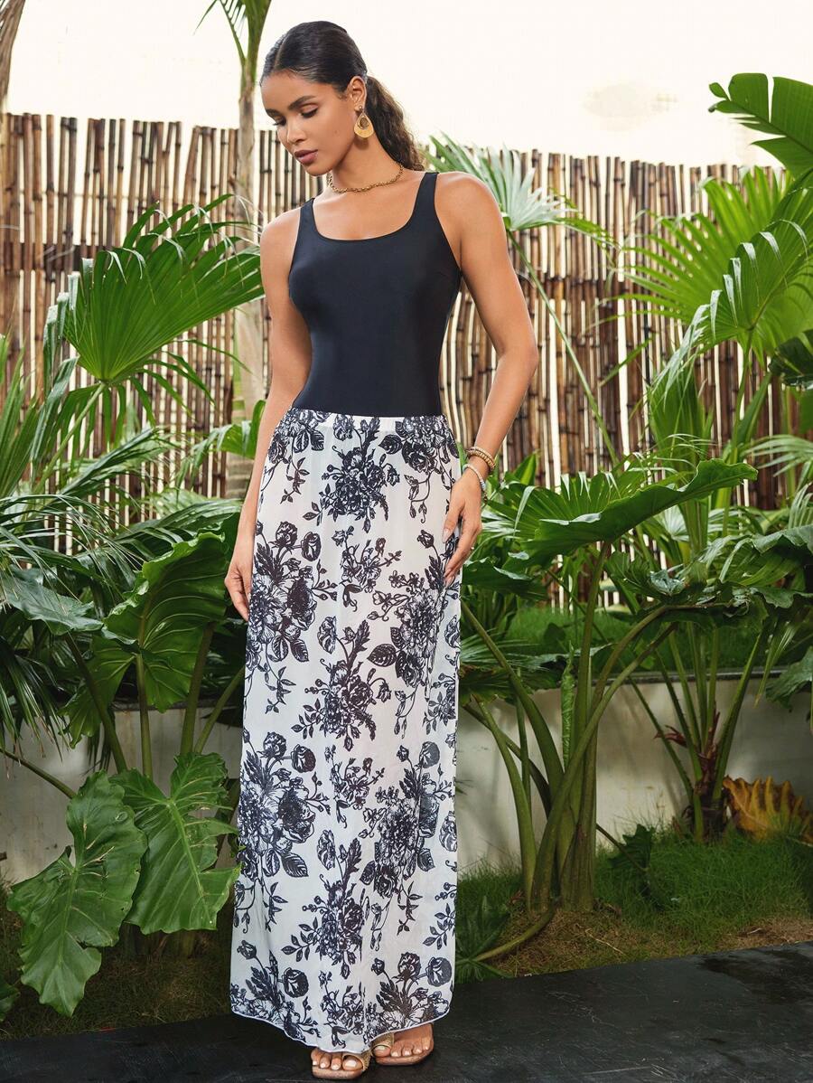 Swim Oasis Women's Vacation Solid Color Tankini Swimsuit Set With ...