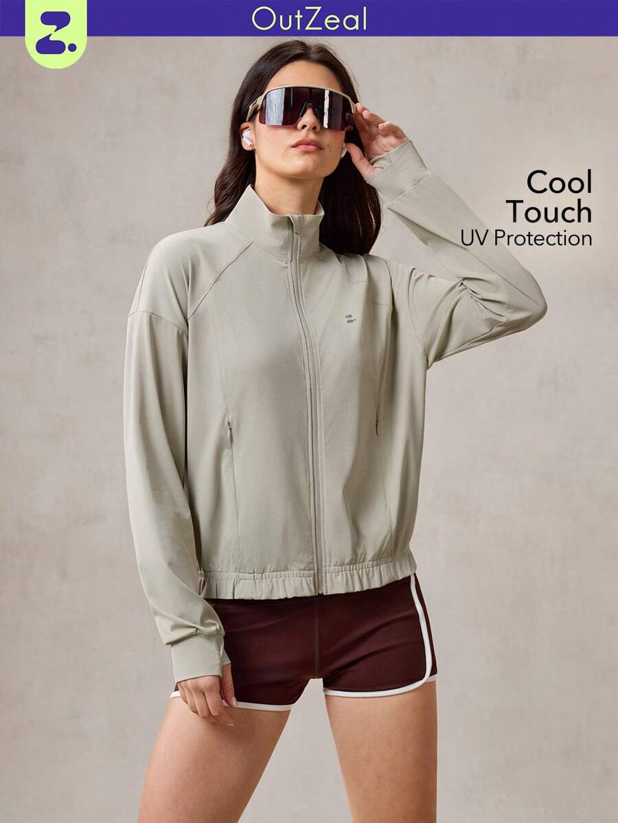 OutZeal SunProof UPF50+ Cooling Drawstring Hem Sun Protection Jacket ...