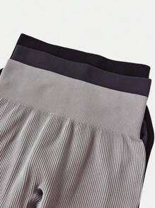 Sparklyn 3 Packs Ribbed Seamless Leggings For Tween Girls-No See ...