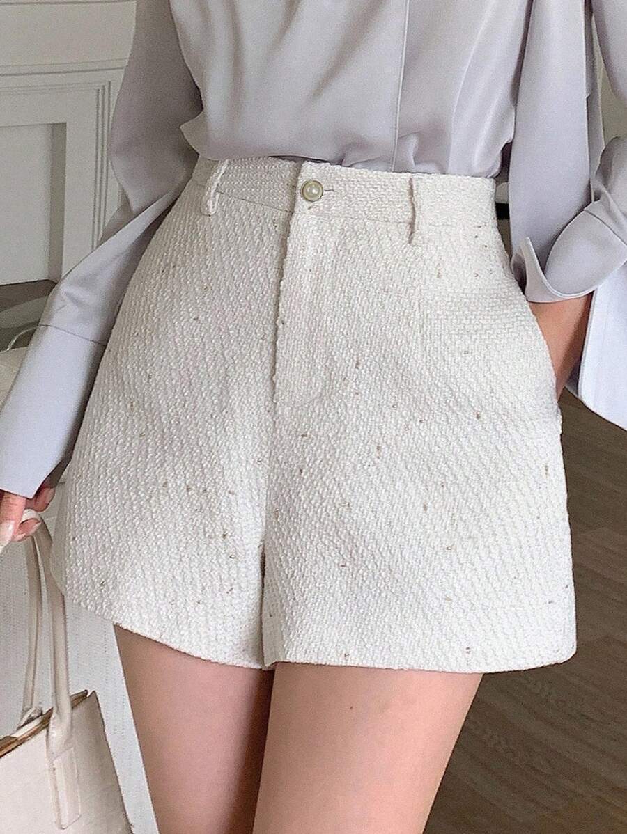 DAZY Zipper Fly Wide Leg Shorts | SHEIN USA