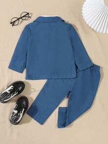 Souflis Souflis 2 Peças Conjunto Formal Elegante de Terno de Gentileman ...