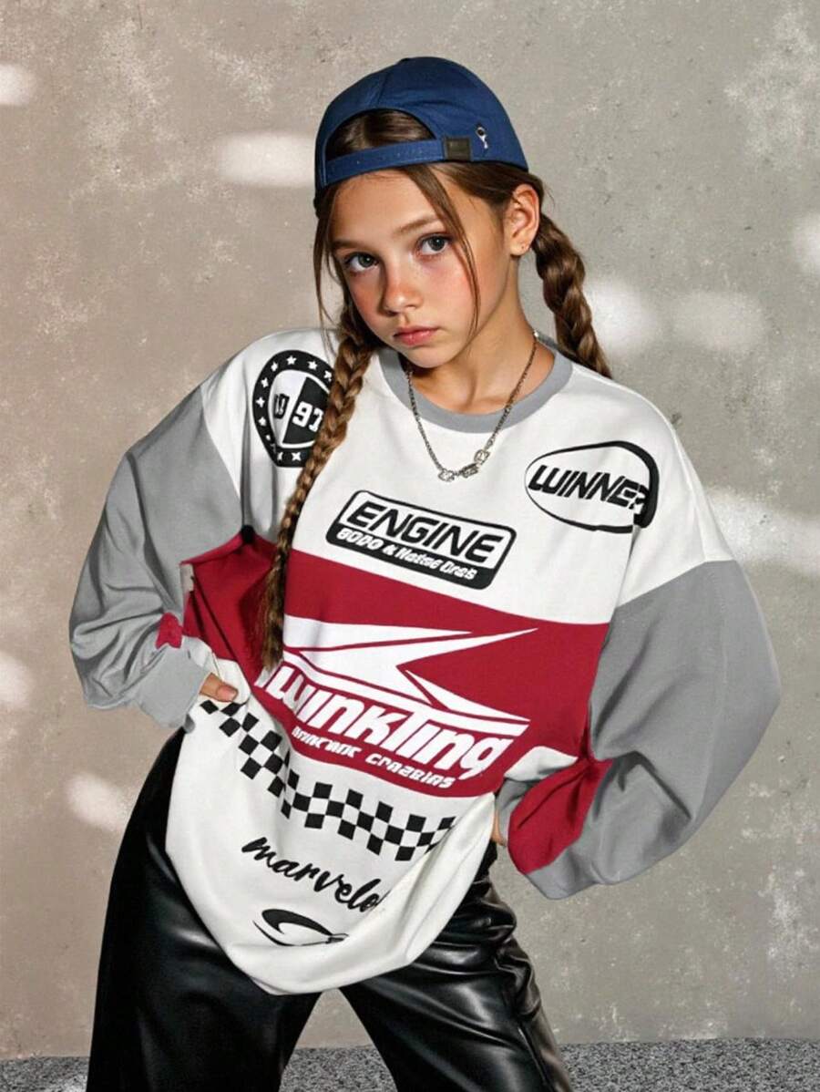 Coolane Kids Camiseta deportiva oversize de regreso a la escuela para ...