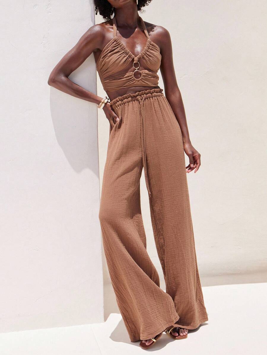 NYA SZN Pant Wide Leg Event Summer Music Festival Elegant Vacation ...