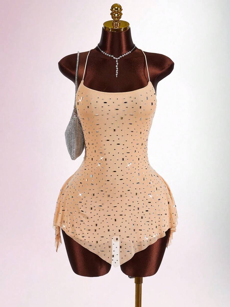 Amplova Sexy Sequin Backless Mini Dress For Women | SHEIN USA