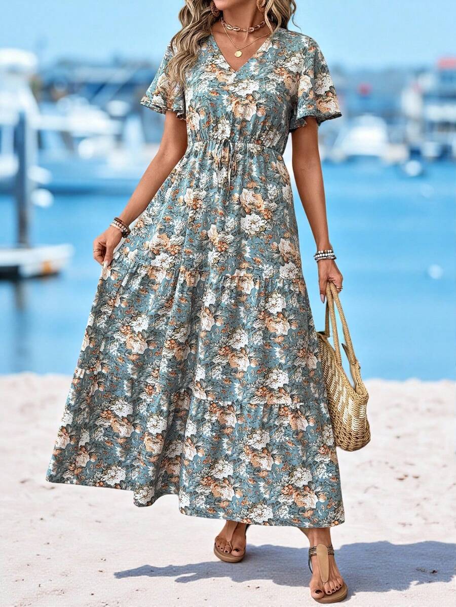 Sylviya Women Ultra Long Casual Dress, Minimalist Fashion, Everyday ...