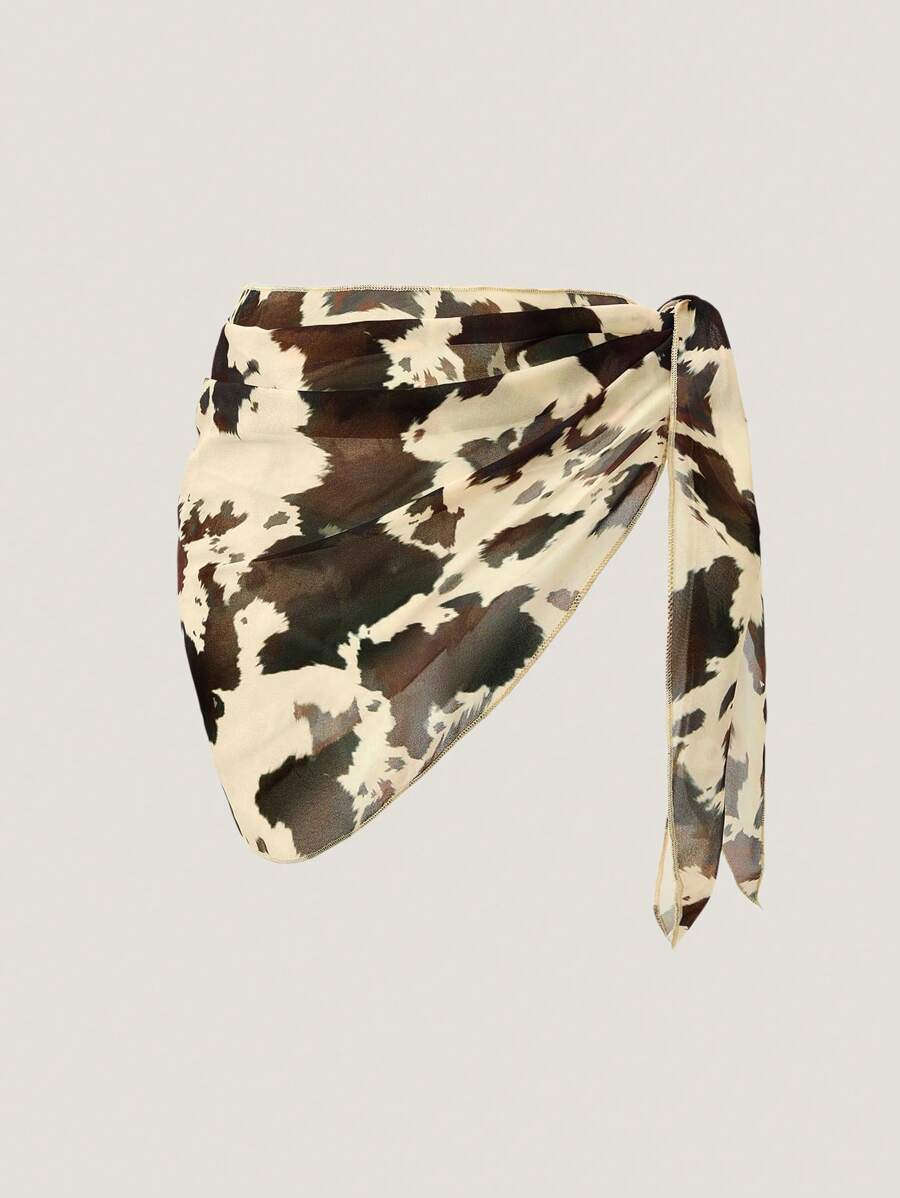 Swim Mod Vêtement de plage cache-maillot pour femme avec motif de vache ...