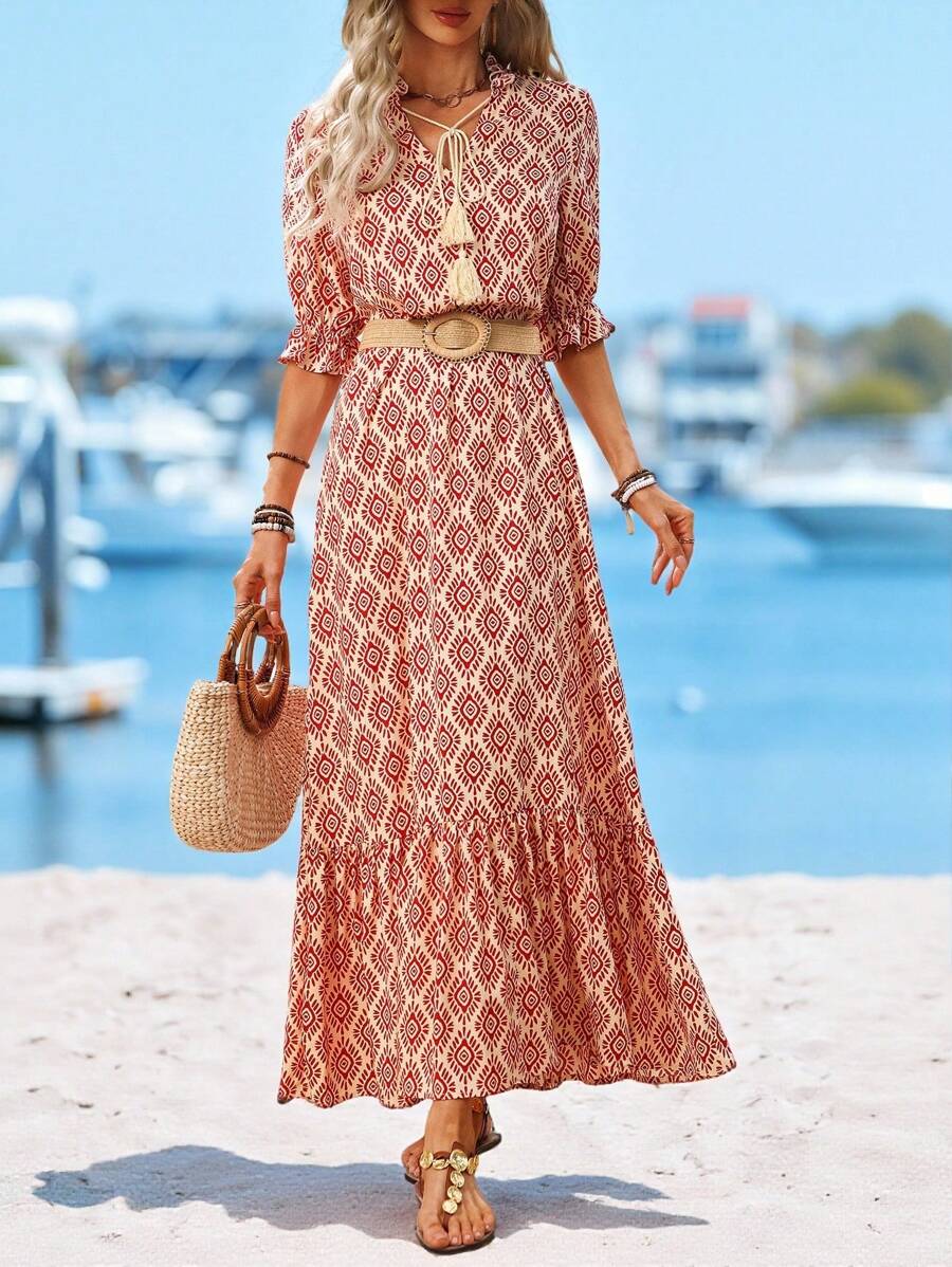 Sylviya Loose Casual Long Dress For Women Western Outfits For Women ...