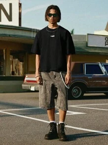 PAVTROS Manfinity Streetrush Men's Comfortable Fabric, 3D Printed Short ...