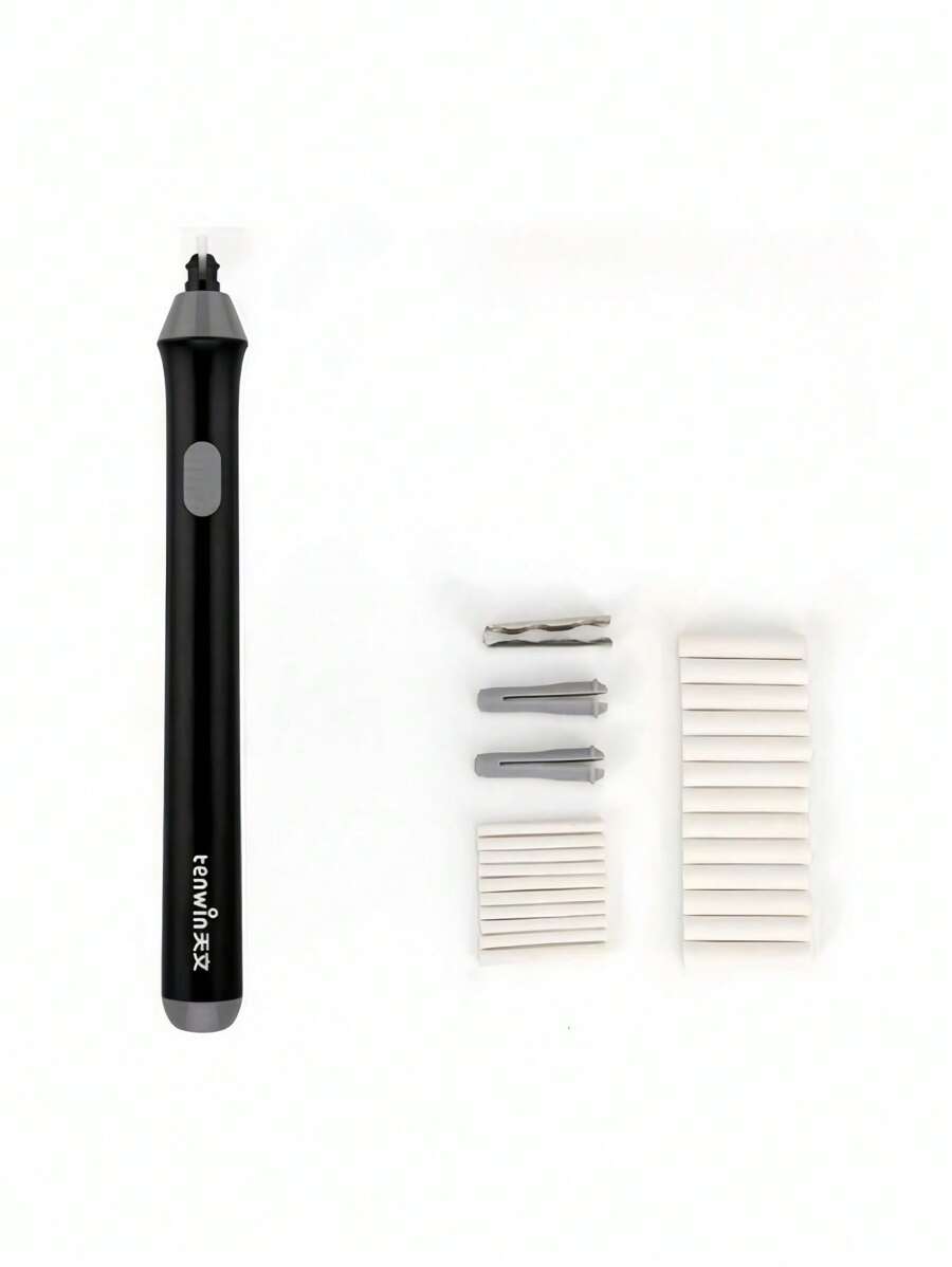 SHEIN PVC Auto Rotate Eraser Set Precision Sketch Edges Correction For ...