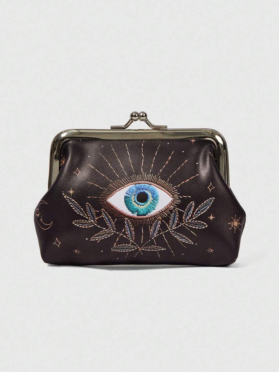 ROMWE Fairycore Portamonete da donna con grafica floreale di uso ...