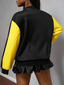 Slaydiva Women's Black Early Autumn Streetwear Everyday Back-To-School ...
