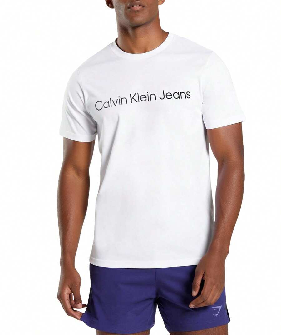 Calvin Klein CAMISETA SLIM CON LOGO INSTITUCIONAL CORE | Mode de Mujer ...