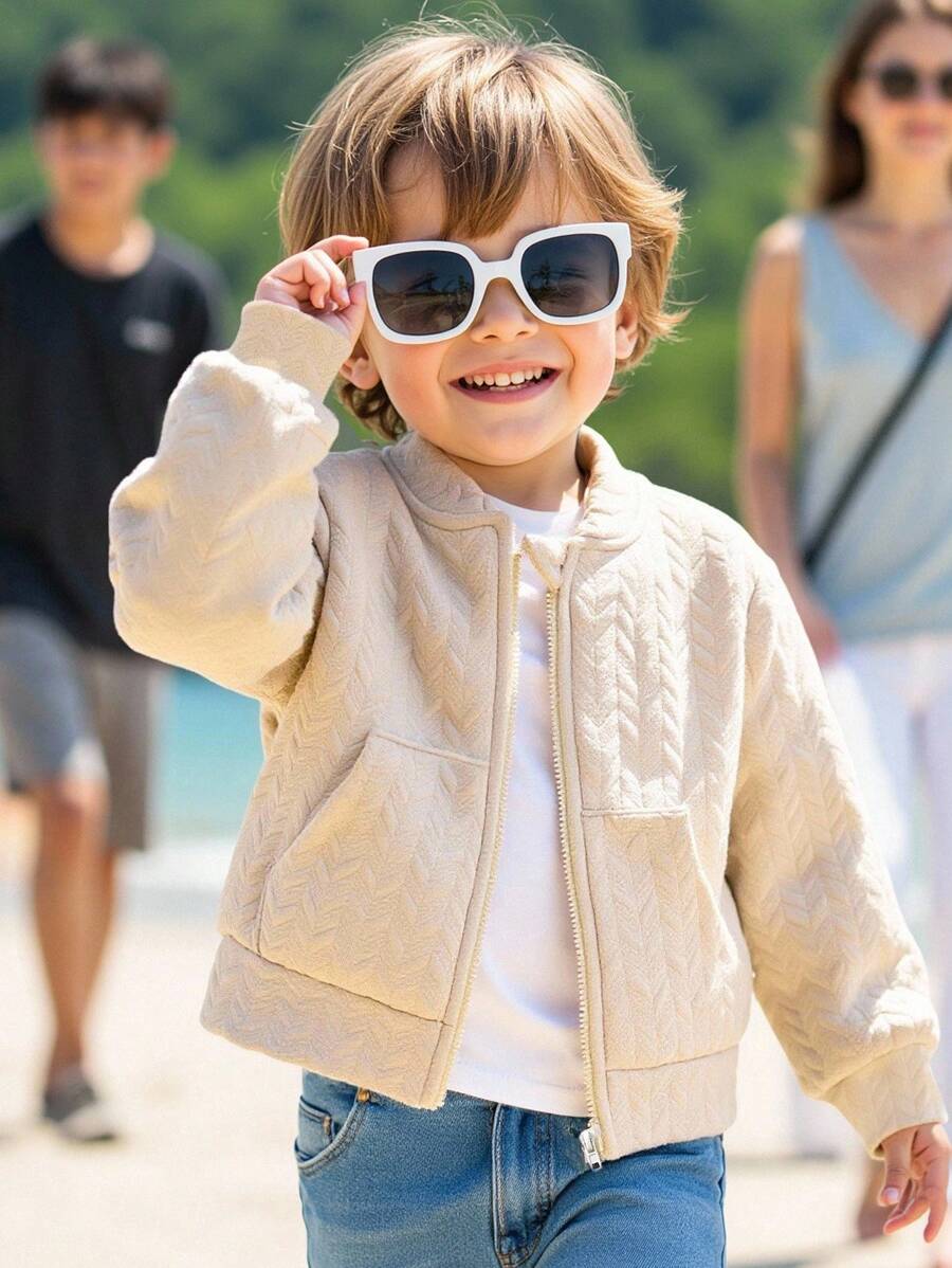 SHEIN Playful Pals 1pc Baby Boys And Girls Unisex Solid Color Casual ...