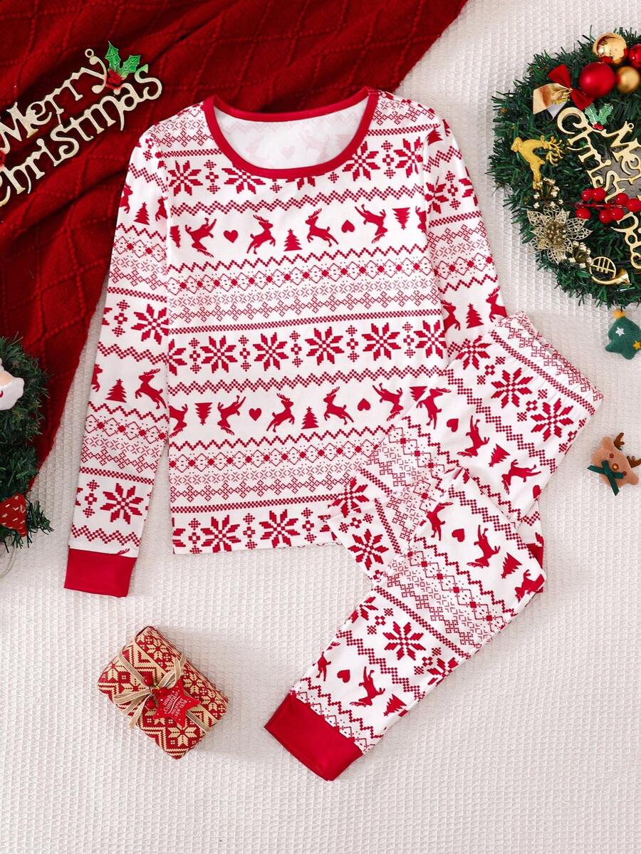 Girls' Christmas Pajamas, Holiday Party Family Matching Pajamas ...