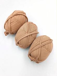 Premium Polyester Crochet & Knitting Yarn - 3pcs, 100G Each, 33m Length ...