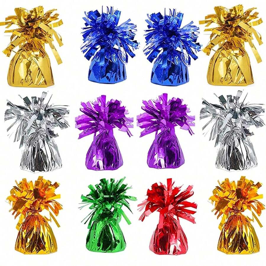 1/5PCS Gold Balloon Weights, Heavy Balloon Weight Pack Of 1 Metallic ...