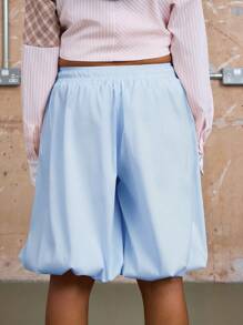 COUREZ Gestreifte Puffball Shorts / Sommer Outfits für Frauen Sommer ...