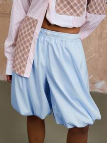 COUREZ Gestreifte Puffball Shorts / Sommer Outfits für Frauen Sommer ...