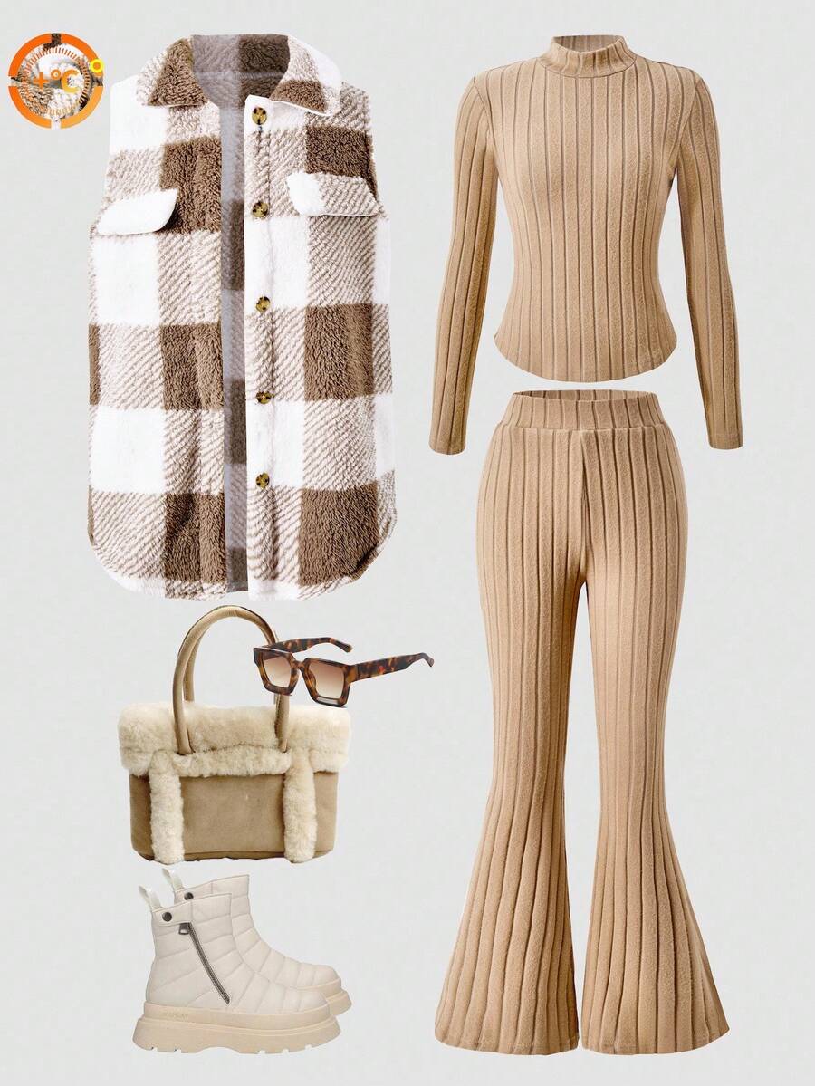 Sparklyn Conjunto de 3 piezas para niñas preadolescentes: Suéter ...