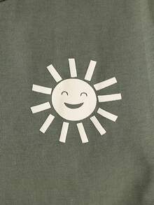 Playful Pals 2pcs/Set Toddler Boys' Casual Comfortable Graphic Print ...