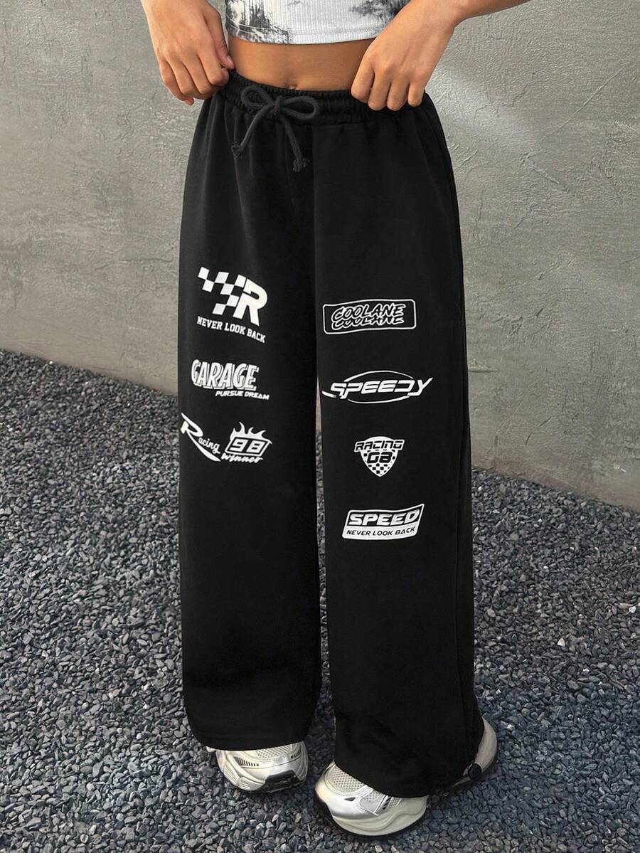 Coolane Kids Pantalones anchos de deportes para niñas preadolescentes ...