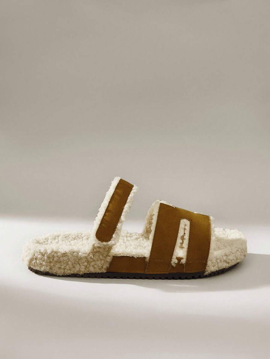 Solecia Women's Round Toe Hook And Loop Strap Slip-On Flats ...