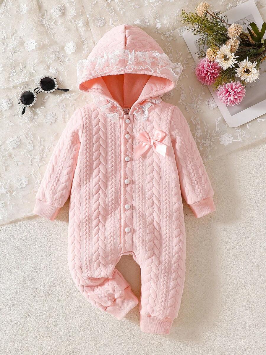 Souflis Souflis Spring/Autumn Baby Girl Pink Knitted Sweater & Jumpsuit ...