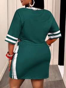 Slaydiva Dark Green Summer Girlism Everyday Plus Size Women 2 Pieces ...