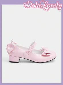 Dola Lovely Damen Pumps mit Schleifen-Dekor, runde Zehenkappe ...