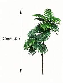 SHEIN [Duża 135 cm] Sztuczna palma w dotyku - tropikalny sagowiec z ...