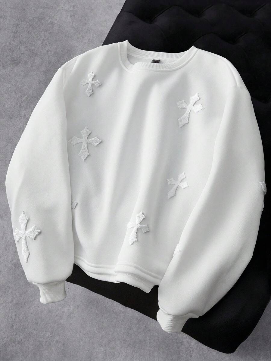 Manfinity EMRG Men's Street-Style Popular INS Matching Cross Full ...