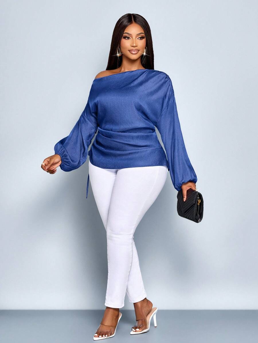 SOLERSUN Plus Size Women's Fall And Winter Fashion Elegant Sloping ...