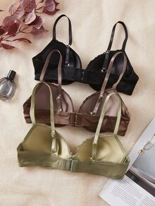 Snug Zone 3pcs/Set Women Minimalist Casual Gathering Bra, Seamless Brassiere Cups for Sale ...