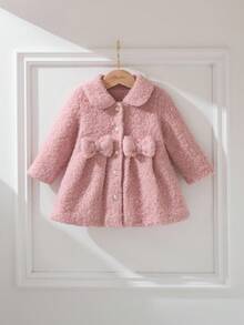 Souflis Souflis Abrigo para niña de 6 meses a 3 años, estilo casual de ...