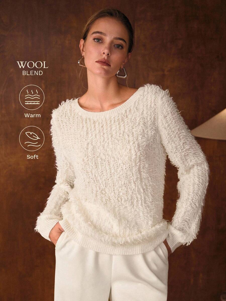 MOTF PREMIUM SUÉTER DE LANA | Moda de Mujer | SHEIN México