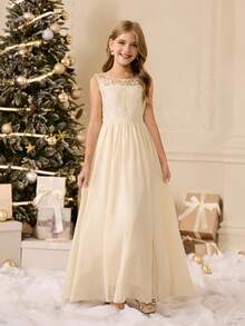 Elegant Flower Girl Wedding White Summer Dress,Graduation Ball ...