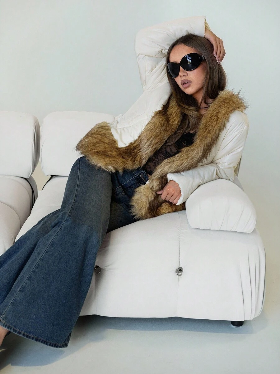 SHEIN ICON Women's Autumn/Winter Warm Retro Sexy Millennial Style Y2K ...