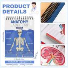 1pc Anatomy Labelled Lab Workbook - 100+ Full-Color STEM Alumni Pages ...