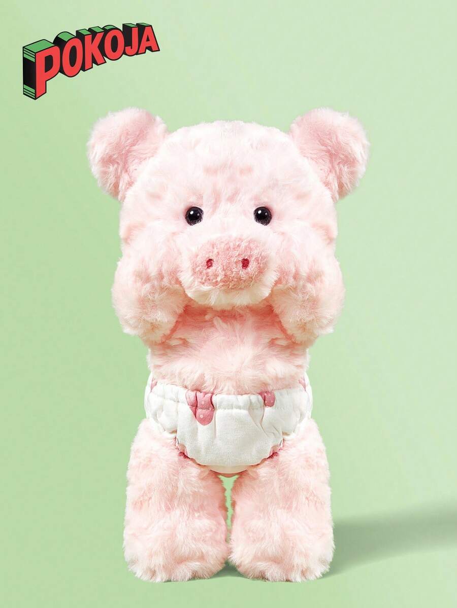 Adorable Pink Pig Plush Toy - Soft And Cuddly Stuffed Animal With ...