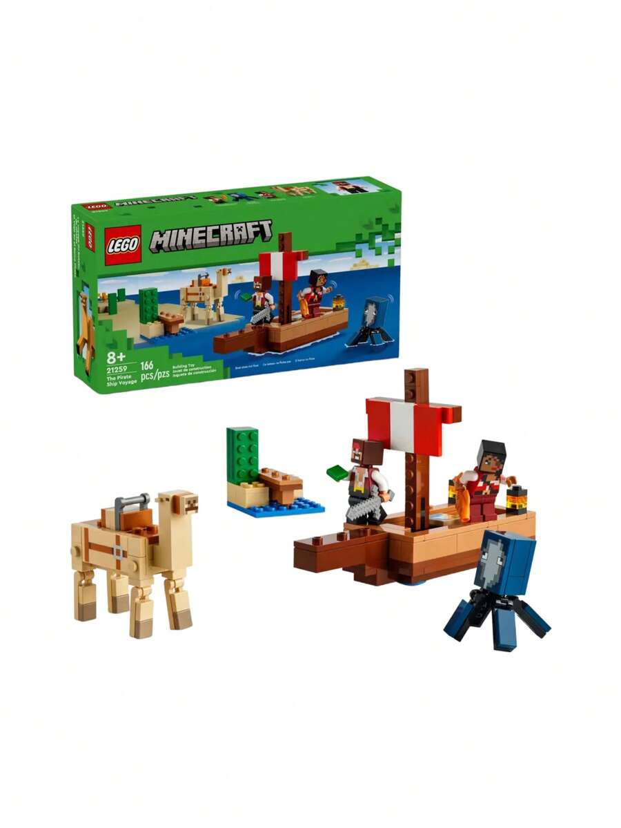 LEGO Minecraft™ The Pirate Ship Journey BOYS FIRST 21259 | Mode de ...